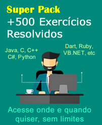 Arrays e Matrix (Vetores e Matrizes) - Lista de Exercícios Resolvidos (Algorítmos Resolvidos ...